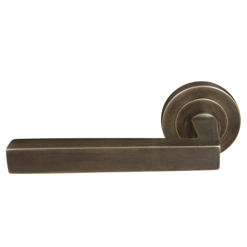 Solid Brass Door Handles on Rose | Style Finish Doorware | Shop Online ...